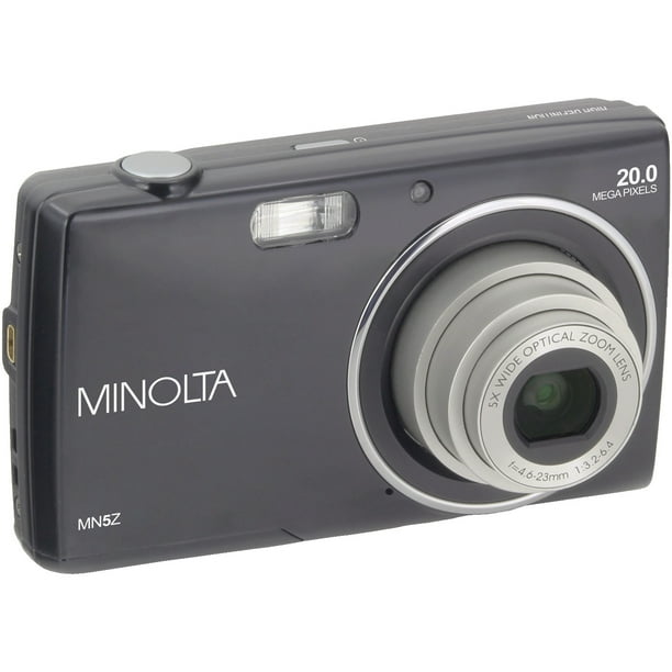Minolta MN5Z-BK 20.0-Megapixel MN5Z HD Digital Camera with 5x Zoom ...