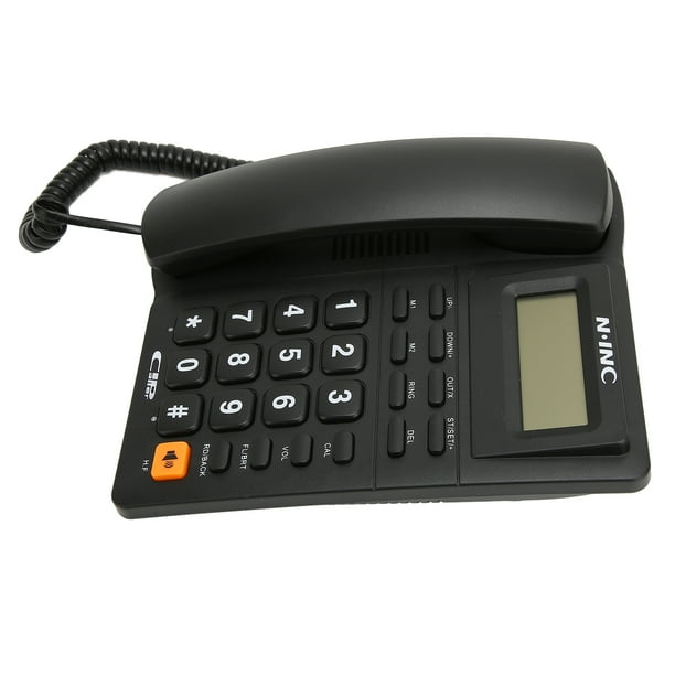 Teléfono Fijo Con Cable, Función De Silencio, Interfaz Dual, Marcación Rápida, Reducción De ...