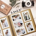 8 x 8 Inch DIY Scrapbook Photo Album Hardcover Kraft Blank Page Acid ...