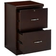 2 Drawer Vertical Wood Lockable Filing Cabinet, Espresso - Walmart.com