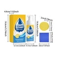 100ml Car Interior Foam Cleaner Kit Multi-Effect Cleaner for Seats and ...