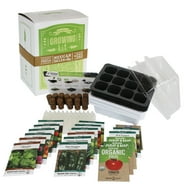 Indoor Culinary Herb Garden Starter - Premium Kit - 18 Non-GMO ...