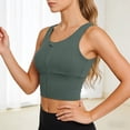 idosla High Impact Sports Bra Zipper Front Large Bust No Bounce ...