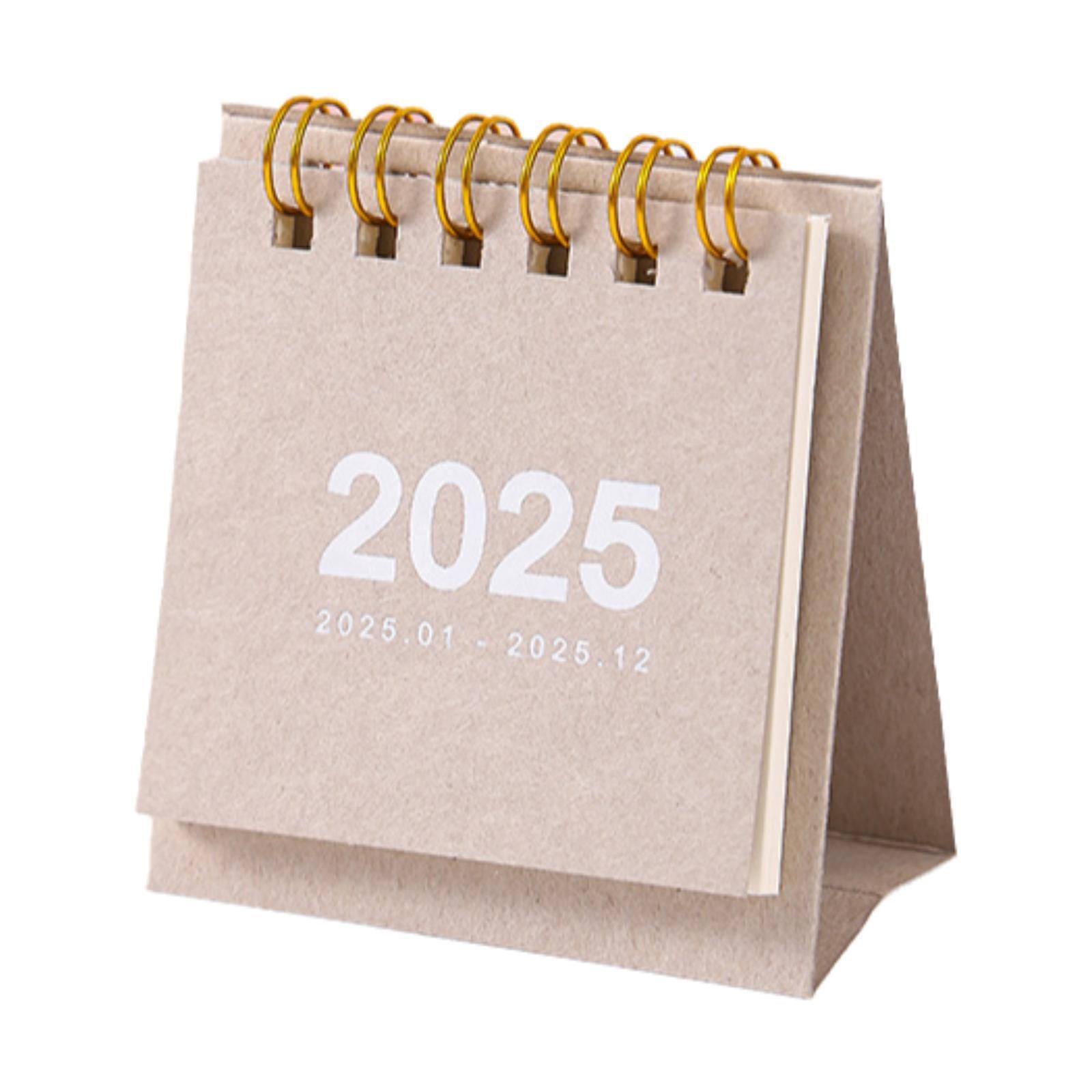 Calendario de escritorio pequeño, calendario plegable, calendario de ...