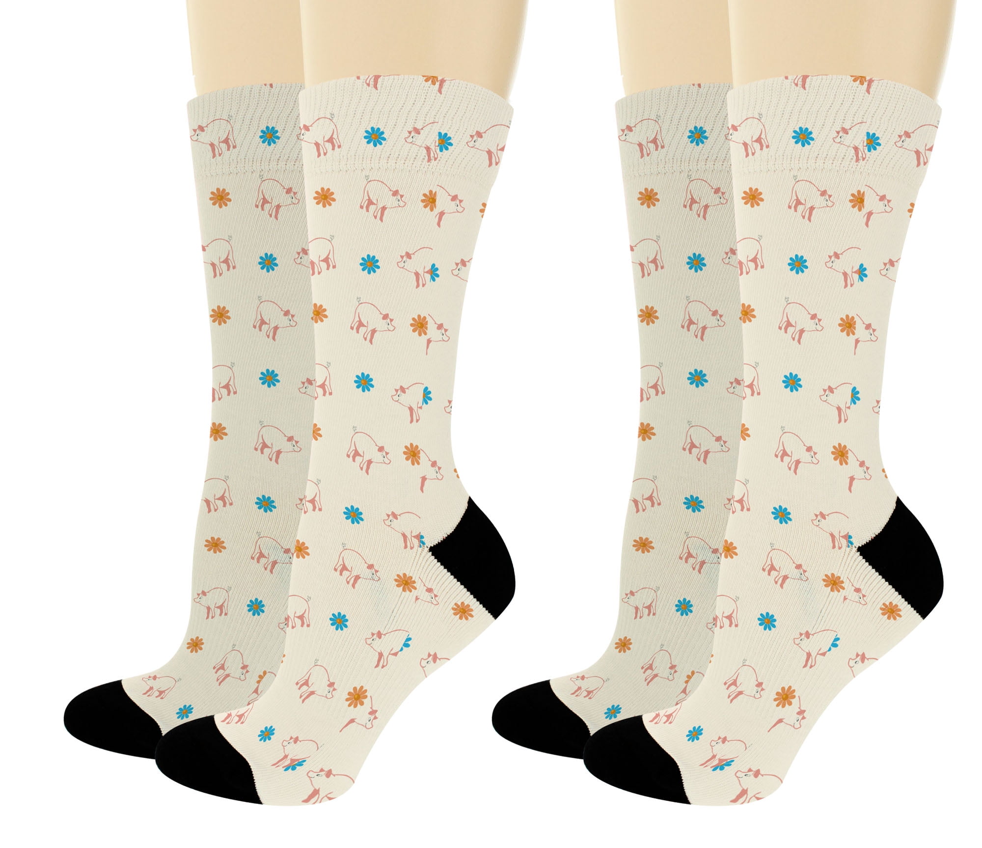 ThisWear Farm Animal Socks Cute Pig Socks Pig Related Gifts Cute Pig ...