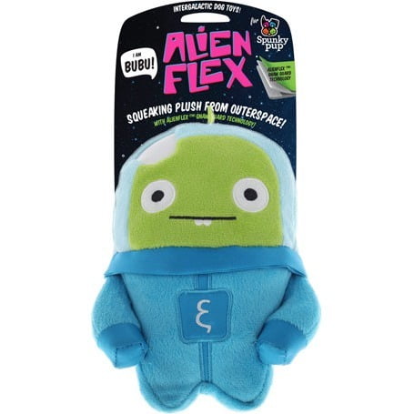 Spunky Pup Alien Flex Dog Plush Toy - Walmart.com