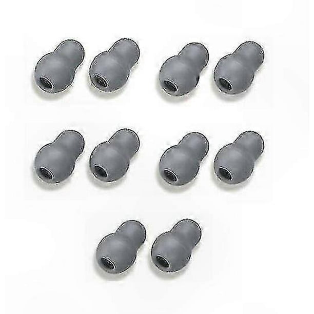 Medical Grade Silicone Ear Tips - Pack of 10 Soft Comfortable Earpieces ...