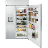 GE Profile 48 Inch Smart Fridge, Built-In Side by Side, Cabinet Depth ...