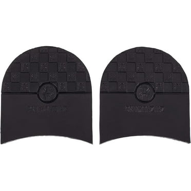 2 Pairs Half Moon Metal Heel Plates Repair Pads Boots Shoe Heel Guard ...