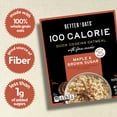 (4 pack) Better Oats 100 Calorie Maple and Brown Sugar Oatmeal with ...