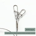 Heavy Duty Steel Fishing Leader Line Break Resistant Knotting Resistant ...