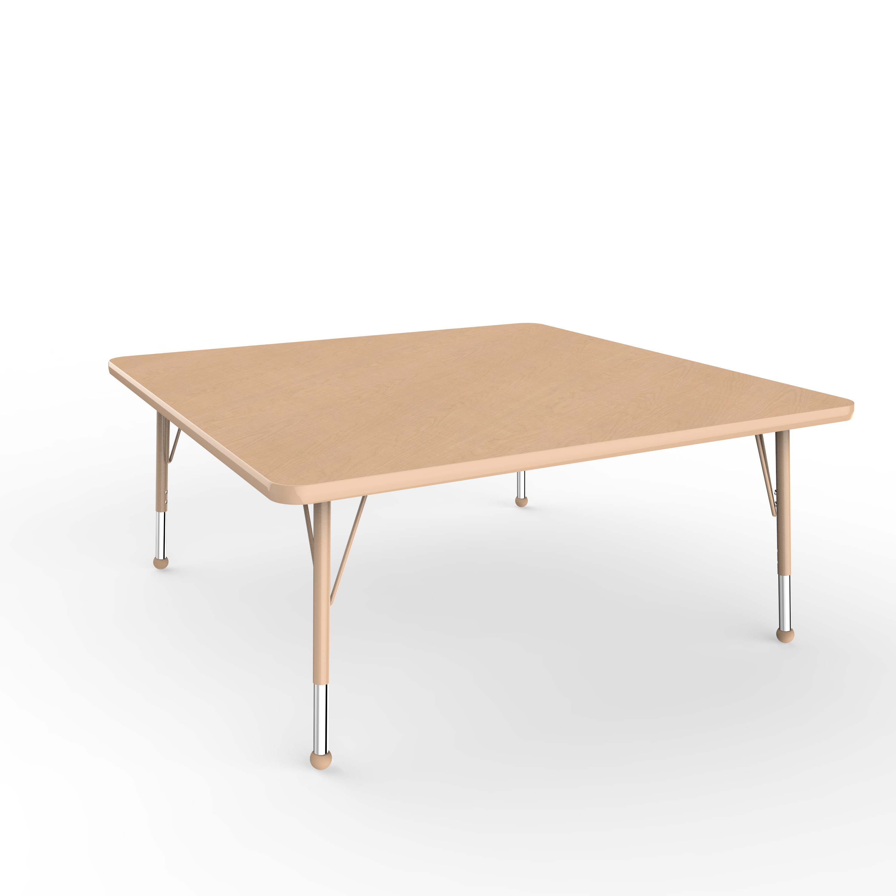 ECR4Kids 48in x 48in Square Premium Thermo-Fused Adjustable Activity ...