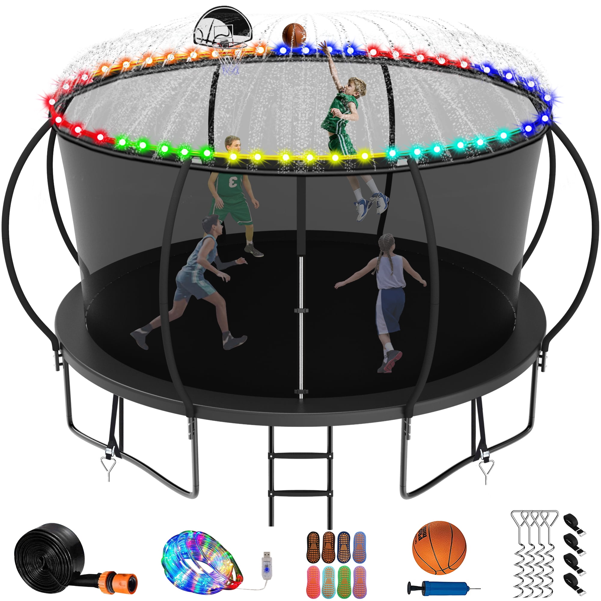 Click here for Jump Into Fun Trampoline 14ft  1400lbs Trampoline... prices