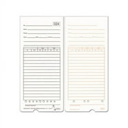 Rediform, Red4K406, Daily Time Clock Cards, 100 Per Pad, White ...