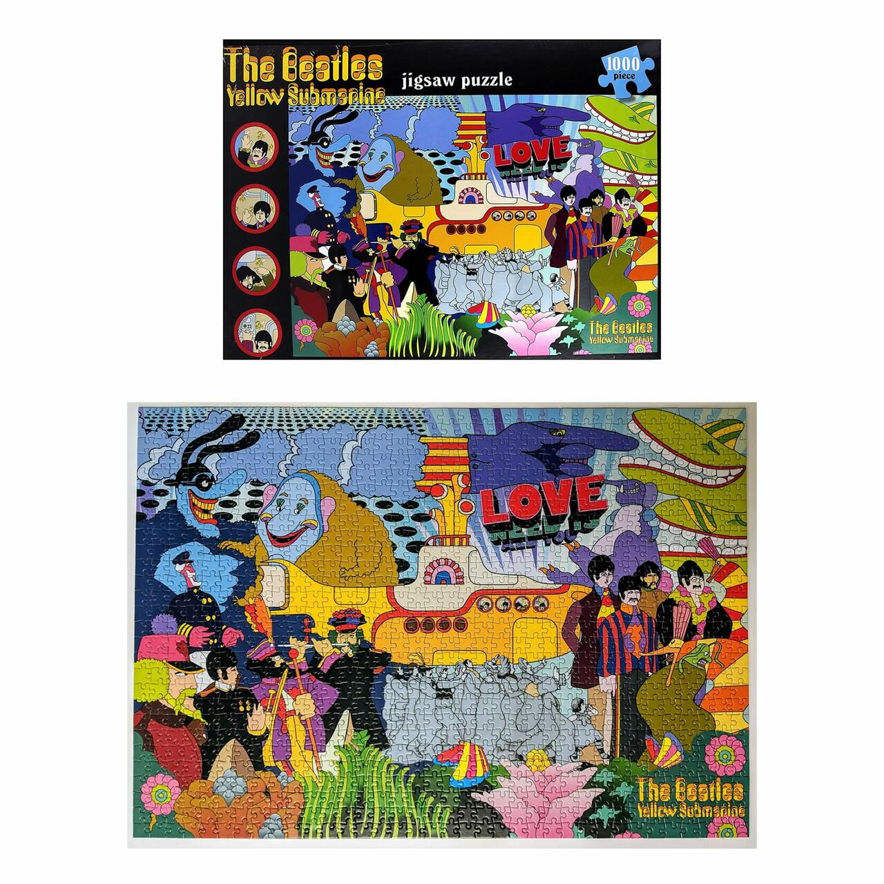 Puzzles Toys & Games The Beatles Rock Band Yellow Submarine Puzzle etna ...