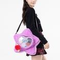 Hzzsbu Cute Star Shape Plush Ita Bag Crossbody Backpack with Display ...
