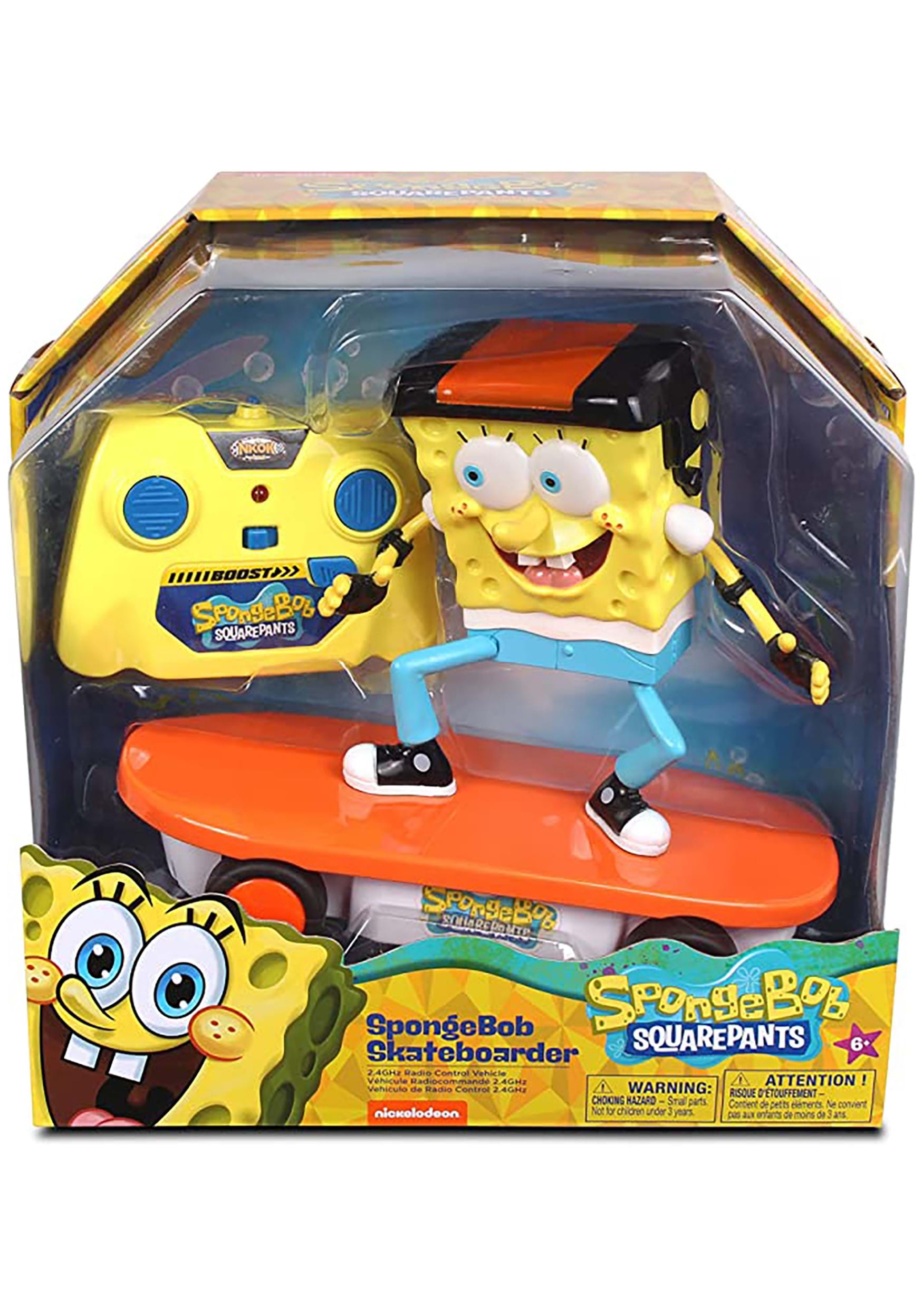Spongebob Skateboarder Remote Control Turbo Boost - Walmart.com