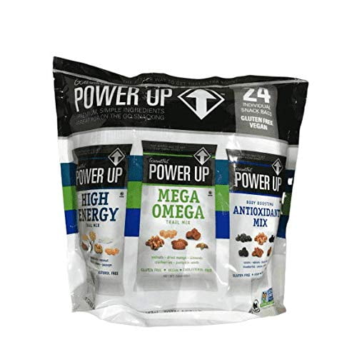 Power Up Trail Mix 100% Natural, Mega Omega Trail Mix, High Energy Trai ...