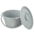 Night Spittoon with Handle Toilet Stool Pot Travel Potty Child Man Grey ...