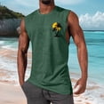 BVnarty Men Soft Heather Sleeveless Muscle Tank Top, Classic Crew Neck ...