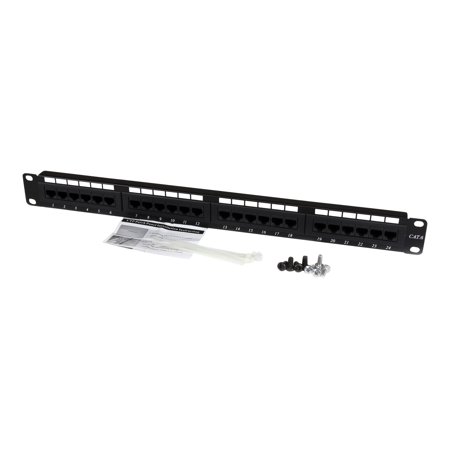 StarTech.com 24 Port 1U Rackmount Cat 6 110 Patch Panel - 24 port ...