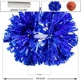 XXMU 2 Pack Cheerleader Pom Poms Sports Dance Cheer Plastic Pom Poms ...