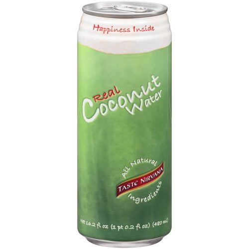 (12 Pack) Taste Nirvana Real Coconut Water, 16.2 Fl. Oz. - Walmart.com