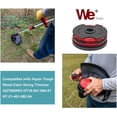 0.065'' Replacement Trimmer Spools & Cap Cover Compatible with Hyper ...