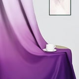 "Alishomtll Purple Blackout Curtains, Room Darkening Drapes for Living ...