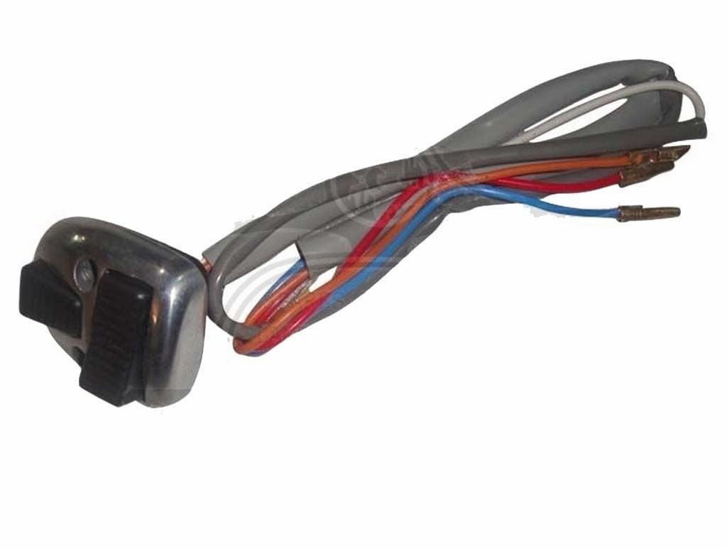 Lambretta SX GP Horn Light Dipper Switch Black Buttons - Walmart.com