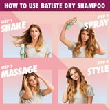 Batiste Hair Spray Dry Shampoo, Clean & Floral Fragrance, 6.73 fl. oz ...