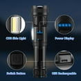 RGRVFD-7Mode Flashlights High Lumens Rechargeable, 3Pack Tactical ...