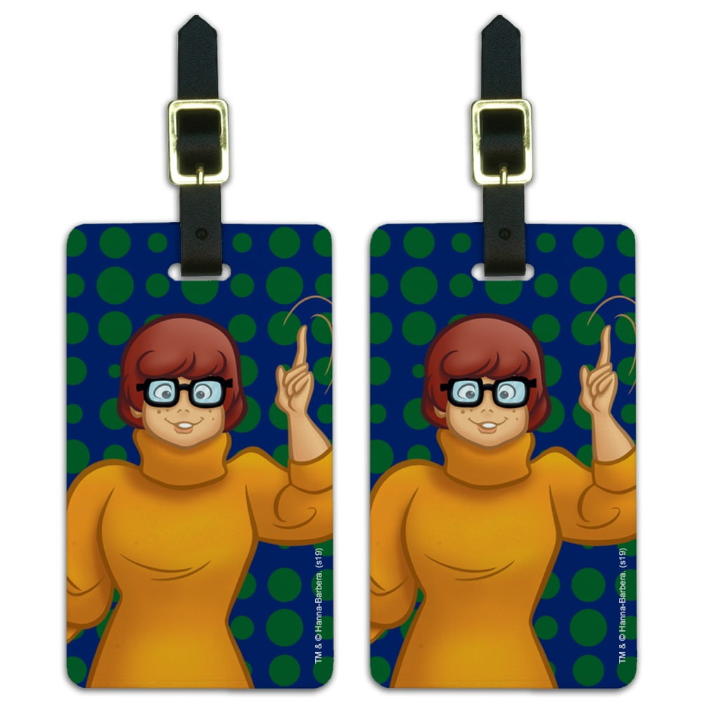 Scooby Doo Velma Character Luggage ID Tags Suitcase Carry-On Cards ...
