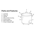 Continental Electric New 4-Quart Round Slow Cooker, 9.5 in - Walmart.com