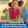 Learning Resources Rainbow Sorting Crayons, Kids Preschool Teaching ...