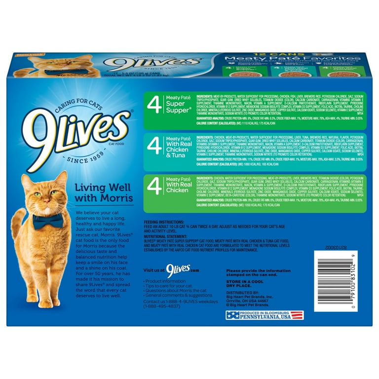 Cat Food Can Label