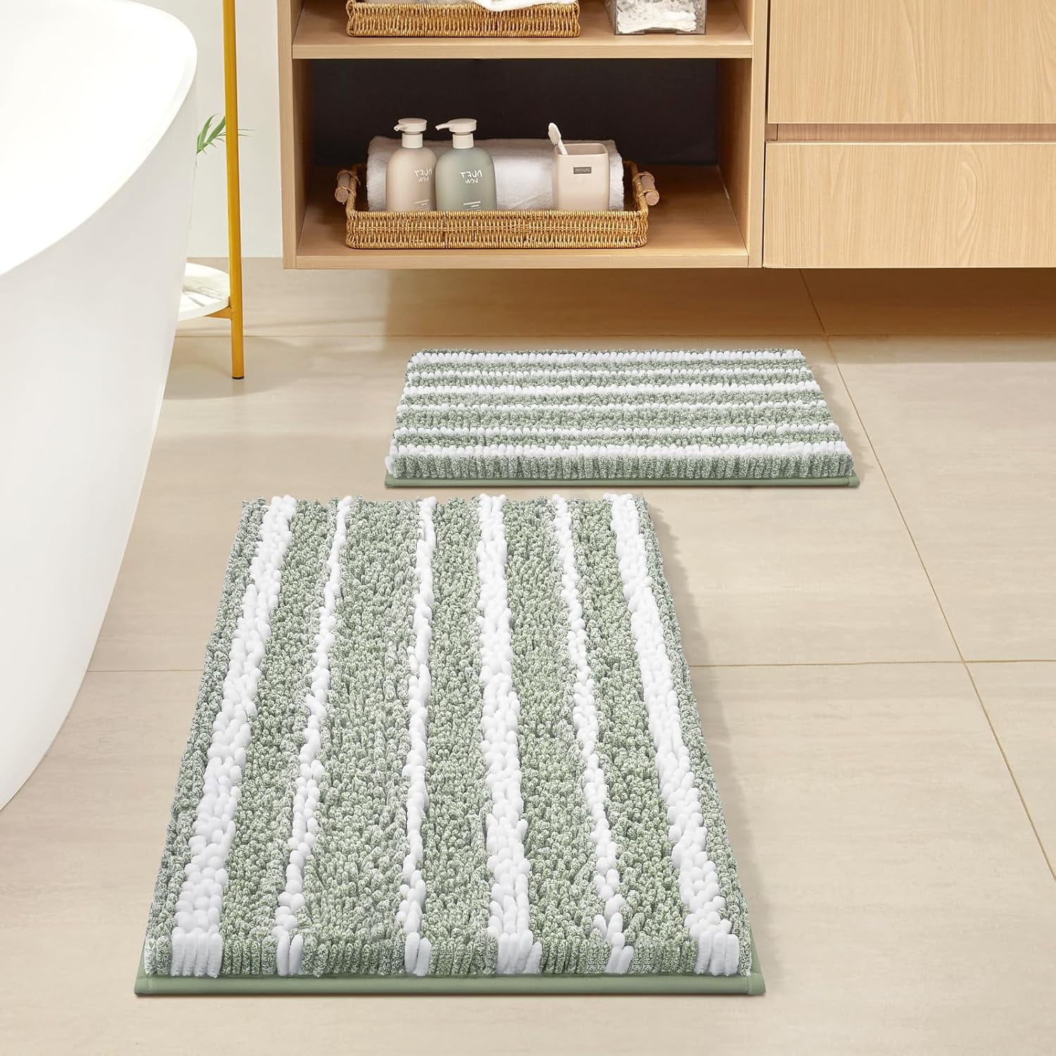 Click here for Hsmeiegadovf Homeideas Bathroom Rugs Sets 2 Piece... prices