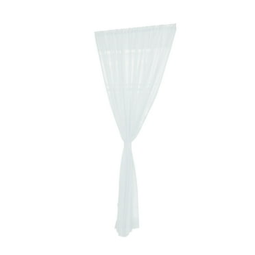 Howooi Transparent Tulle Window Sheer Window Screen Rod Pocket Voile ...