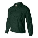 NYLON COACH'S JACKET/LINED D.GREEN M - Walmart.com