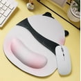 Cute Wrist Guard Mouse Pad with Rubber Base Comfortable Hand Support ...