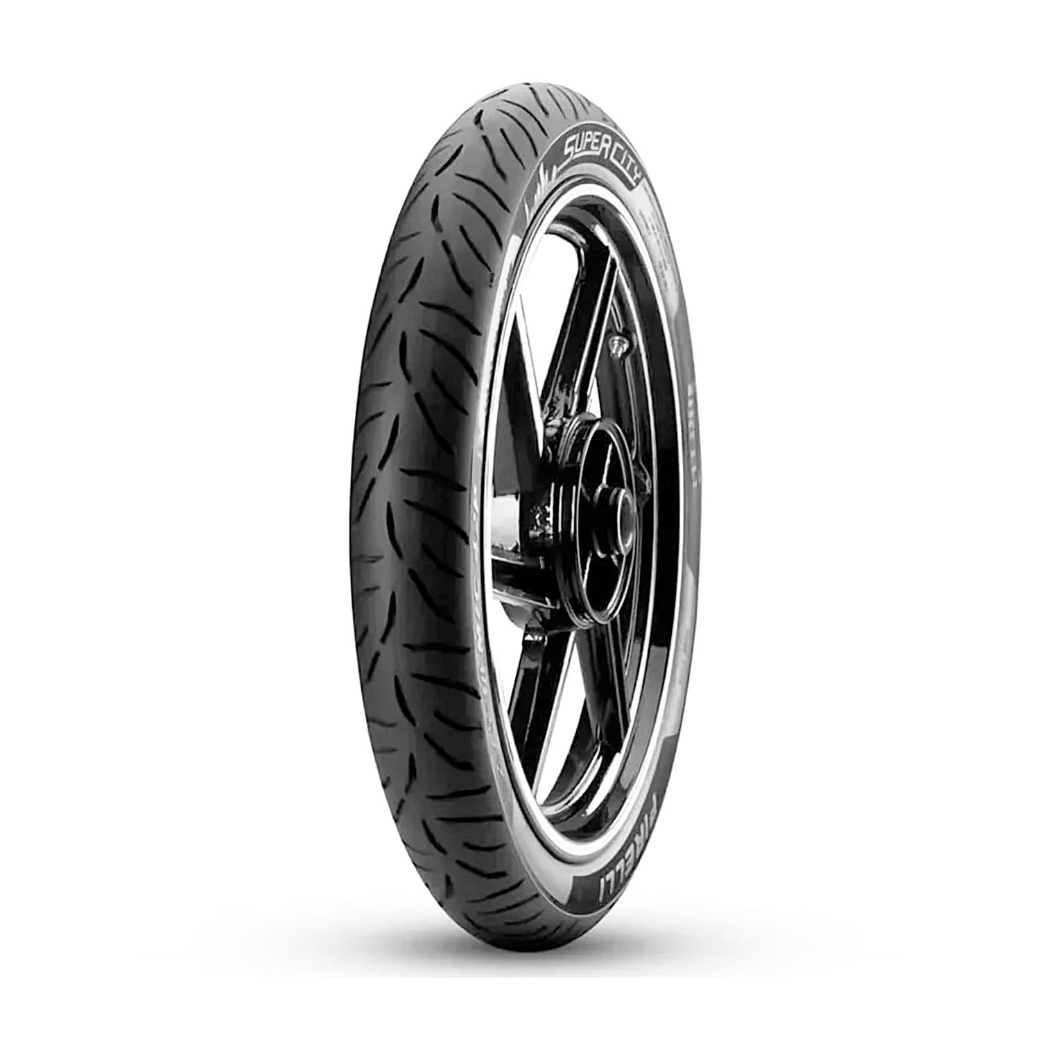 Llanta 3.00-17 para moto 45p tube type negro Pirelli Super city ...