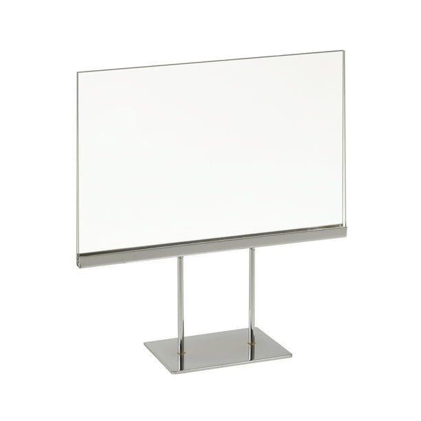 Porta letreros de acrílico Econoco 11 ancho x 7 alto Color transparente ...