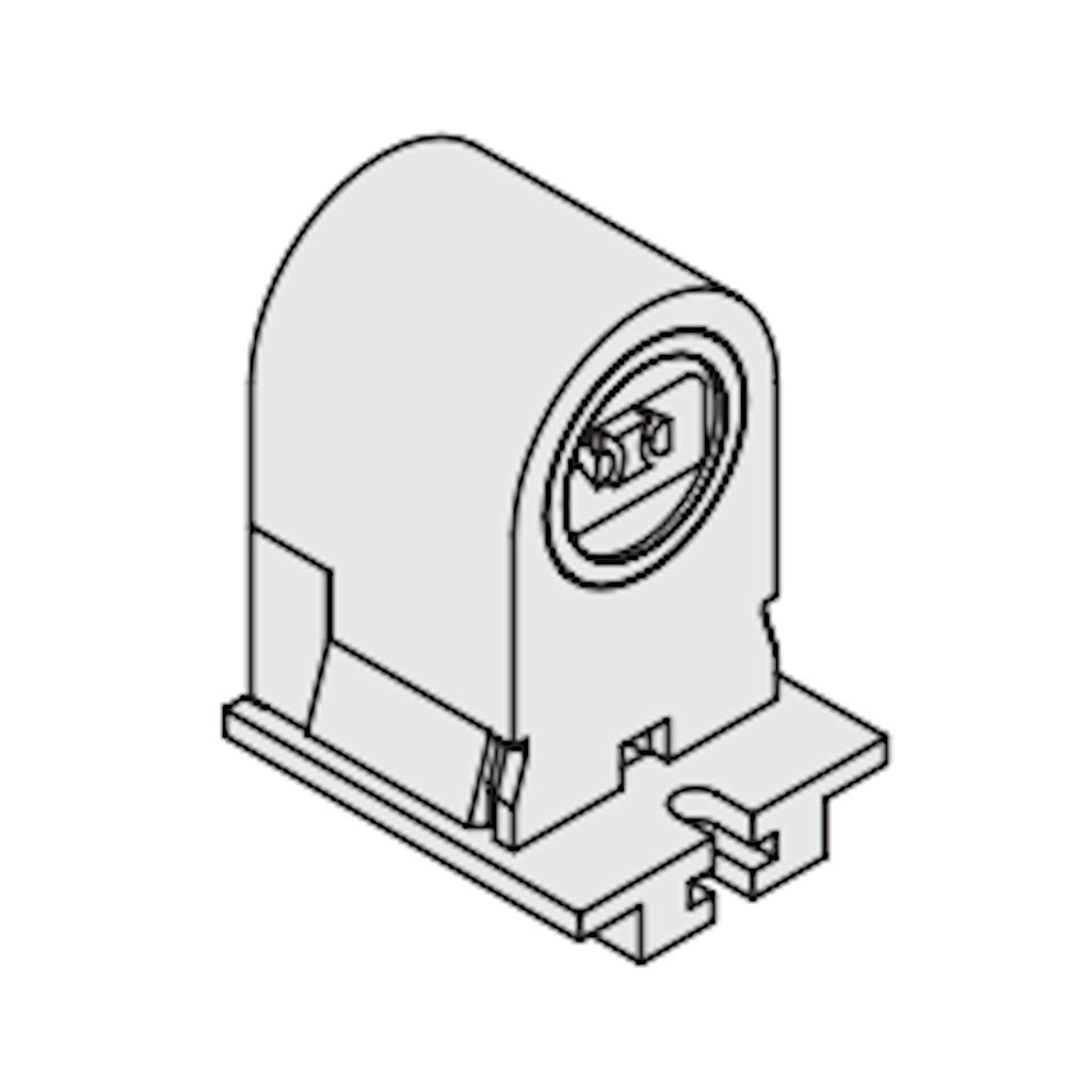 Keystone 12108 - Recessed Double Contact Socket with Stationary End for ...