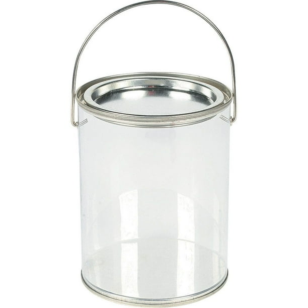 Plastic Paint Can Containers (6Pc) - Party Supplies - 6 Pieces ...