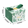 Efavormart 25 Pack Green Monstera Leaf Print Party Favor Gift Boxes ...