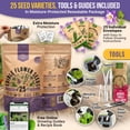 Organo Republic, 25 Edible Flower Seeds Varieties, 8,000+ Non-GMO ...