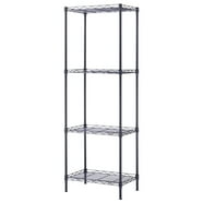 Mintra Home Light Duty Plastic Storage Racks (Rectangular Rack, Grey ...