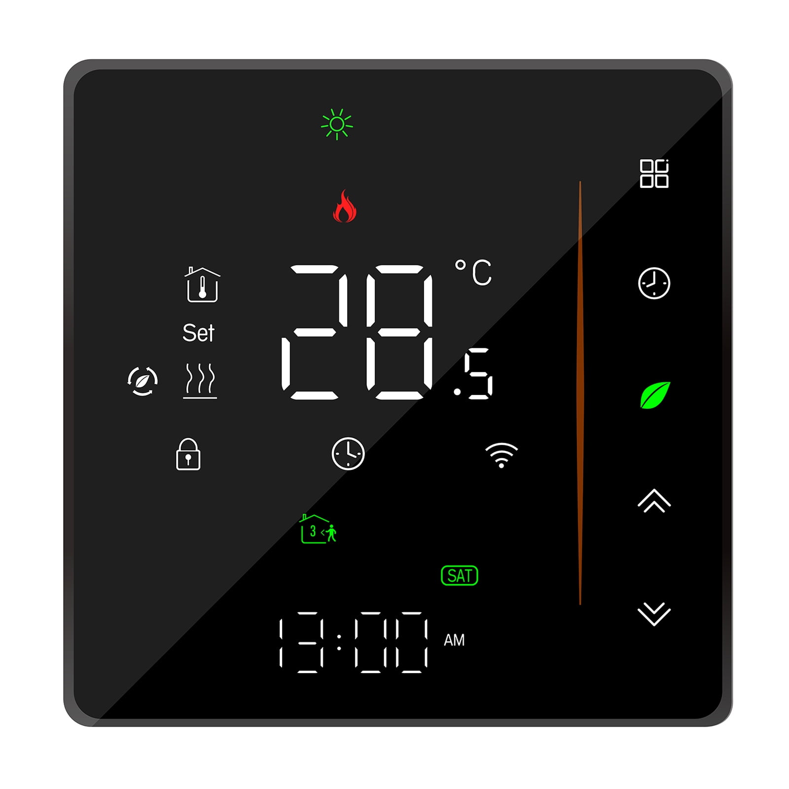 Homgeek WiFi Smart Thermostat Temperature Controller Weekly ...