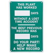 Days Without Accident Sign