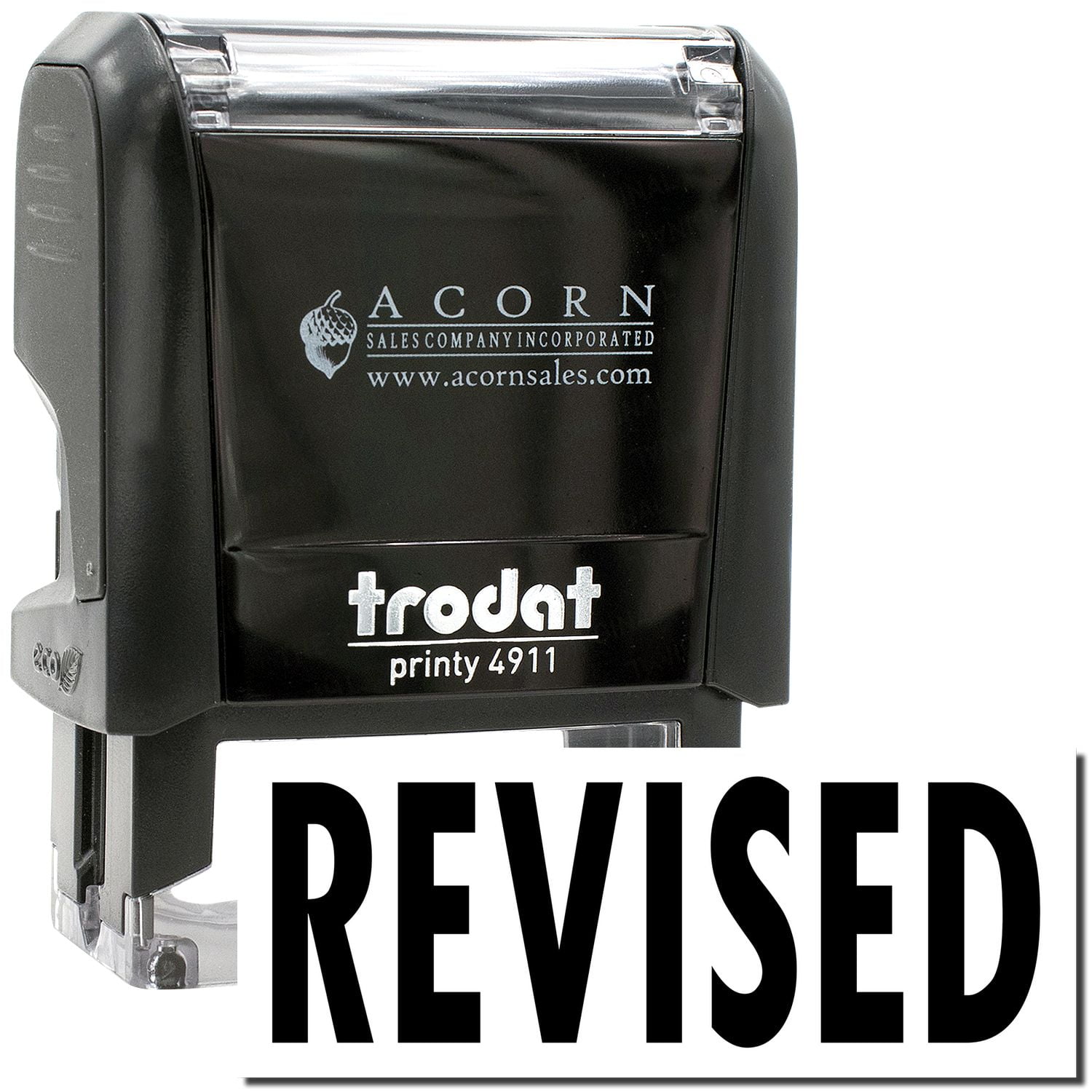 Self-Inking Bold Revised Stamp, Trodat Printy 4911, Press and Print ...